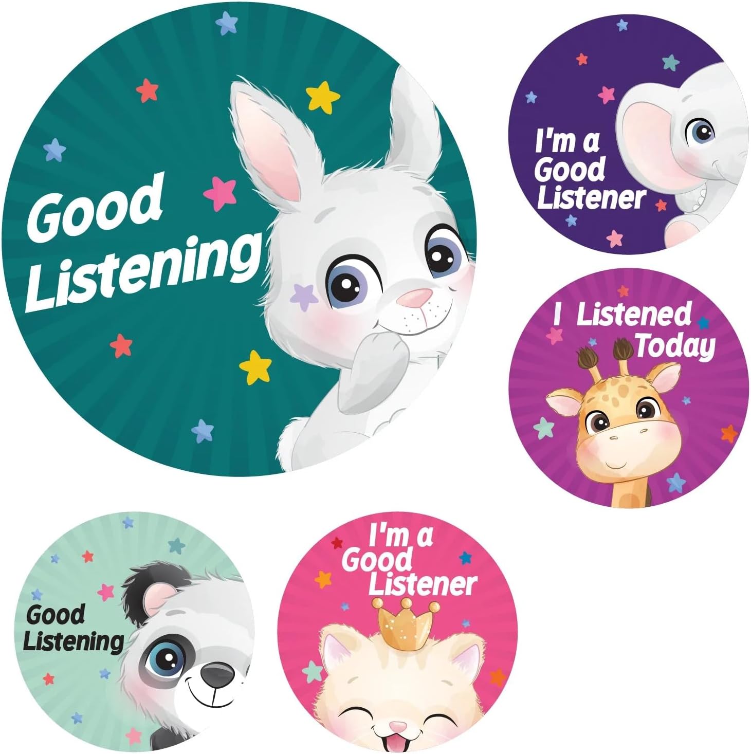 Sticker Solutions Speaking and Listening Reward Stickers (Pack of 54 ...