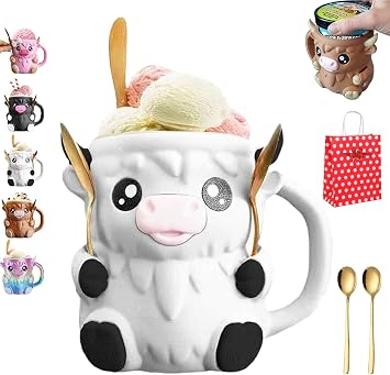 Amazon.com: Moo Mug Ice Cream Holder, 2026 3d Printed Moo Mug With ...