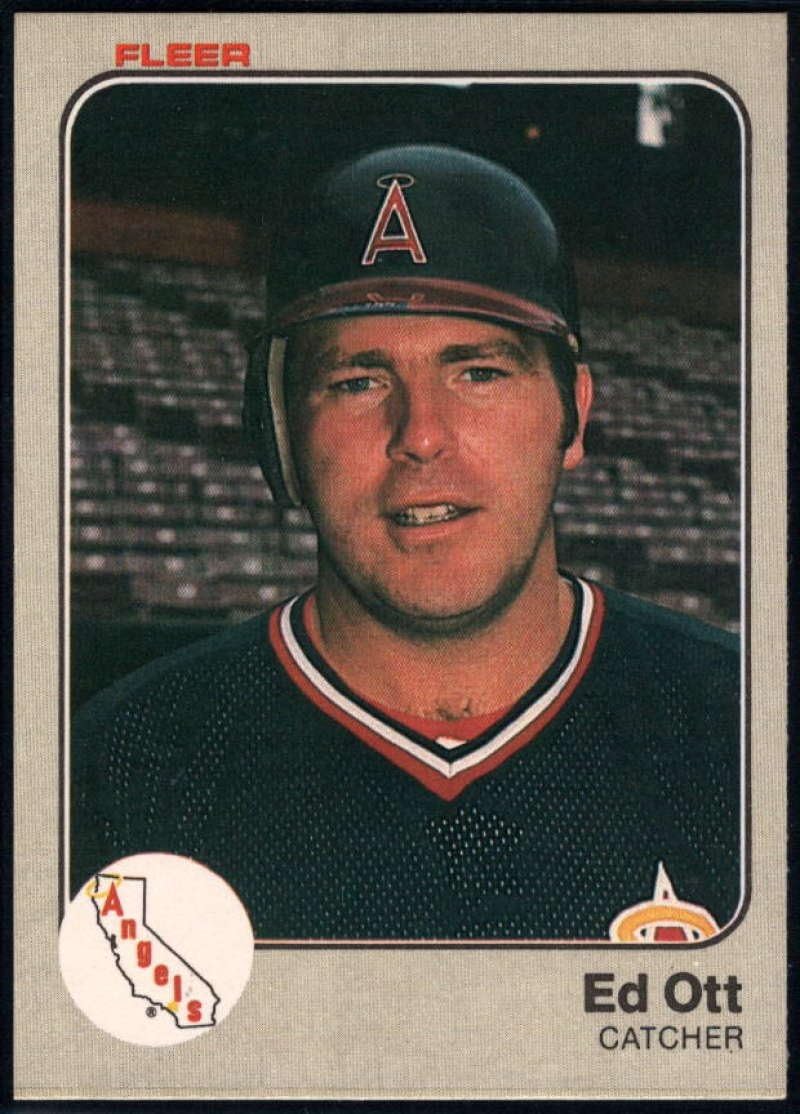 Amazon.com: Baseball MLB 1983 Fleer #98 Ed Ott Angels : Collectibles ...