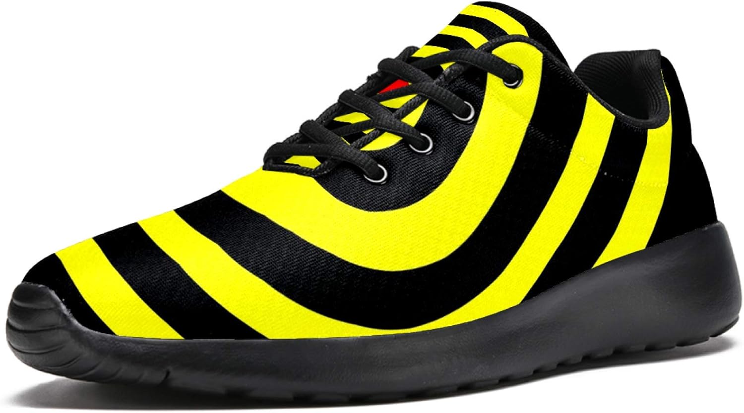 MAPOLO Yellow Targets Red Bullseye Men's Casual Walking Shoes Sneaker ...