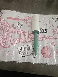 Amazon.com: Pink Paris Tower Wall Stickers Bicycle Hot Air Balloon ...