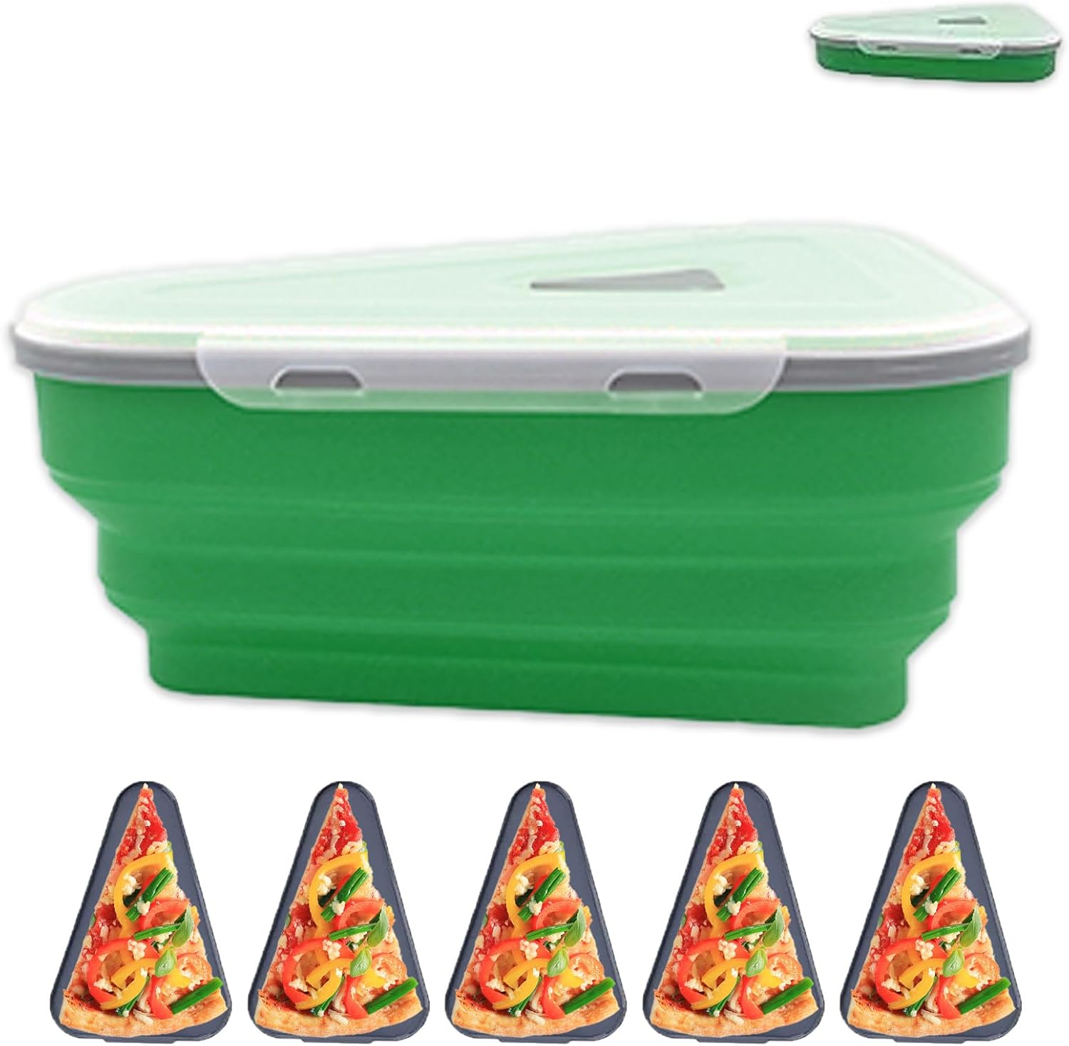 Amazon.com: Pizza Storage Containers with Lids, Pizza Container with 5 ...