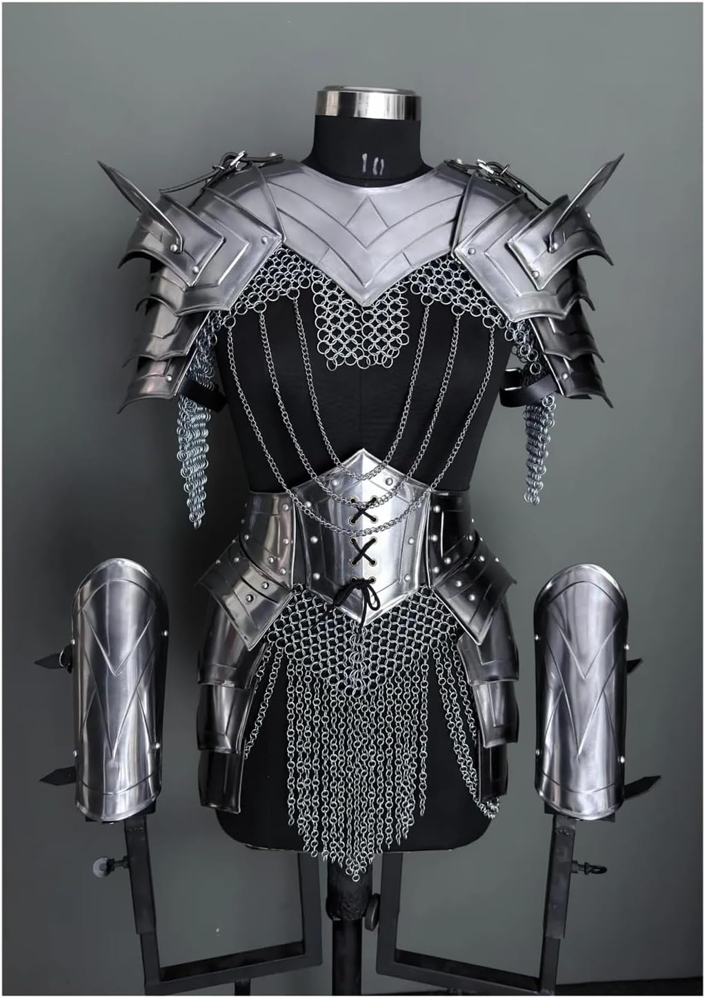 Amazon.com: NauticalMart Medieval Knight Armor for Women Brave Lady ...