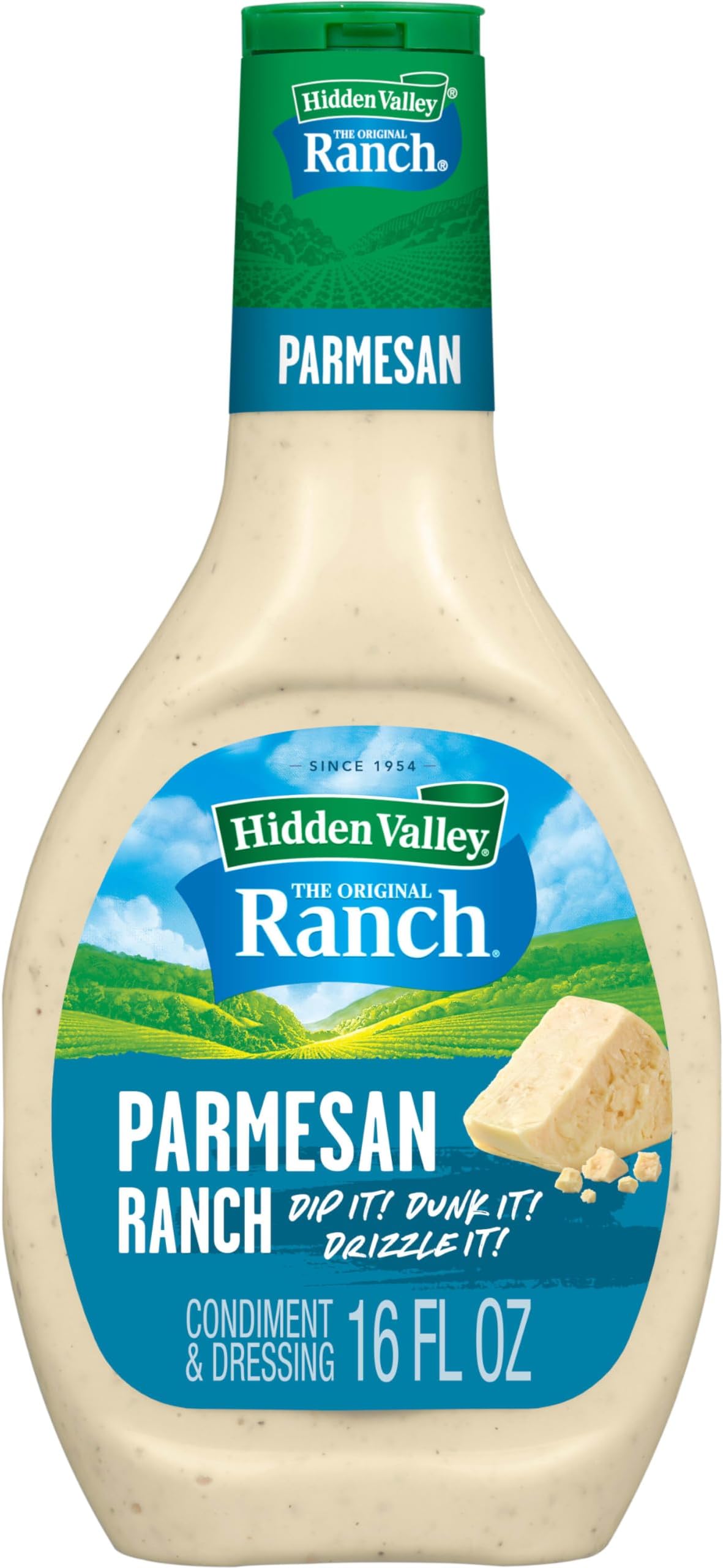 Amazon.com : Hidden Valley Parmesan Ranch Topping and Dressing, 16 ...