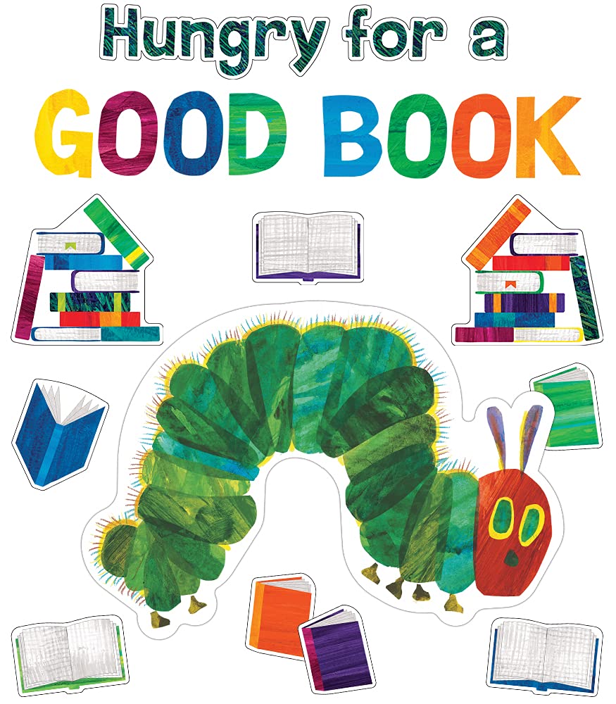 The Very Hungry Caterpillar Hungry for a Good Book Bulletin Board Set ...