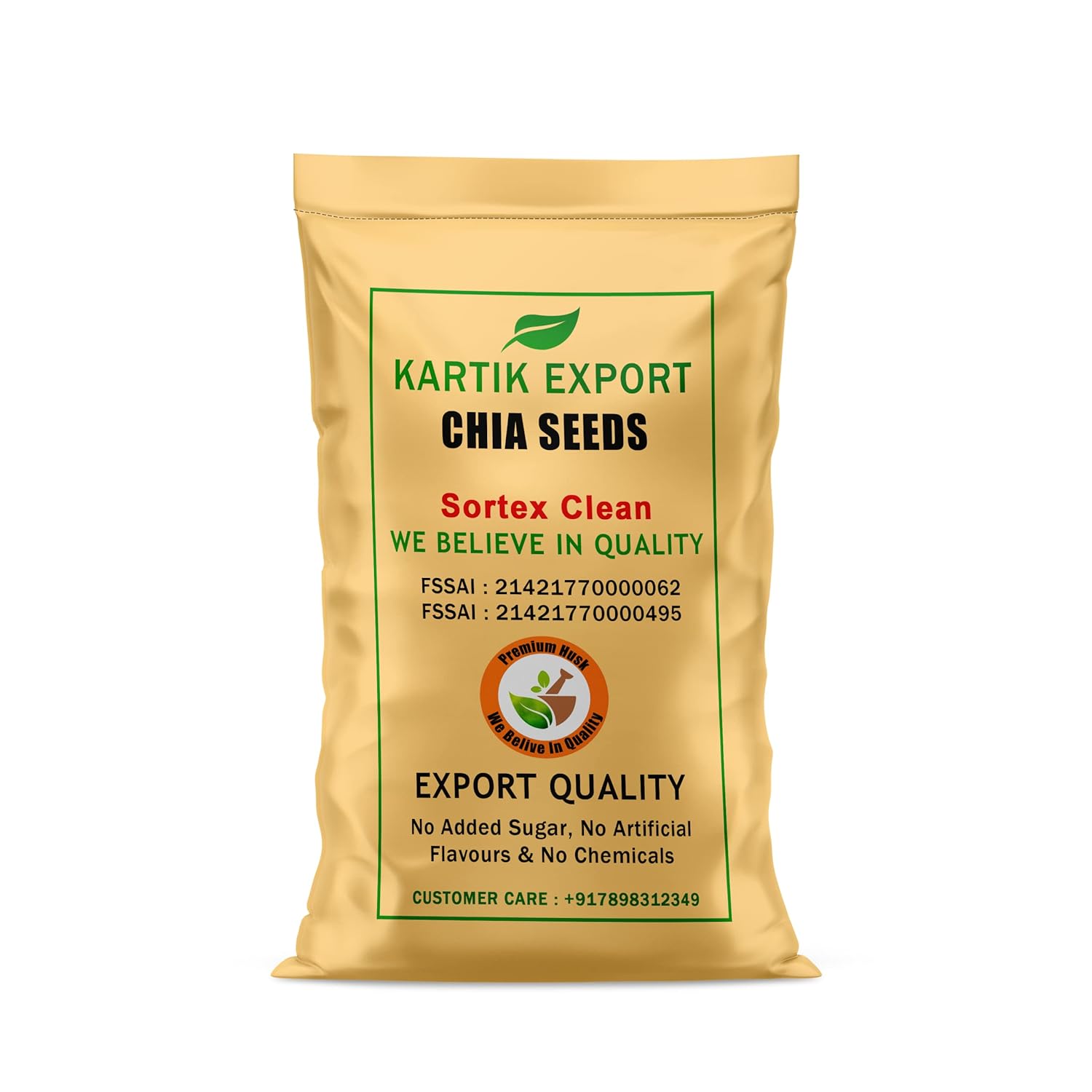 Kartik Export Raw Chia Seeds 10kg Grocery And Gourmet Foods