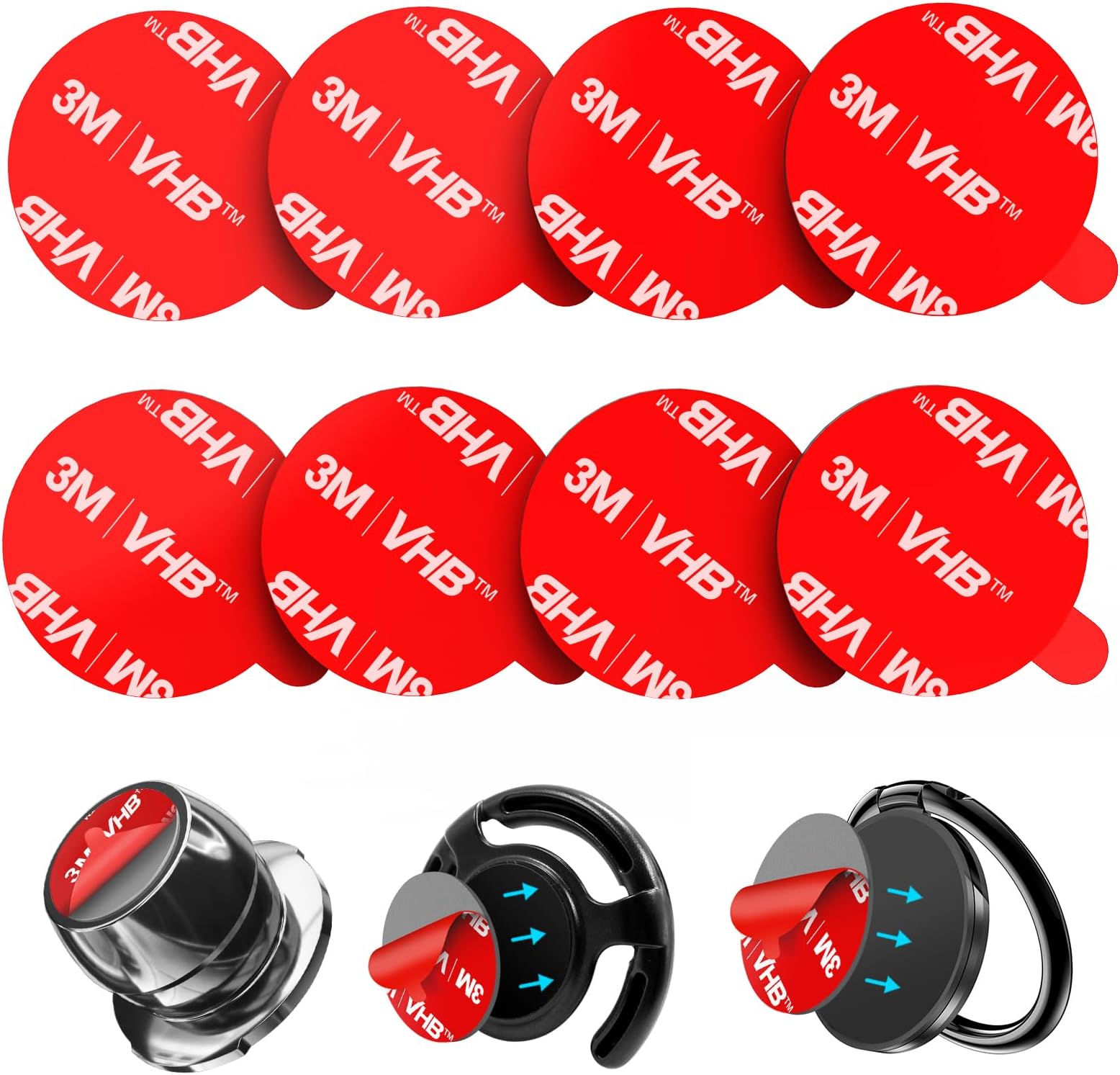 Amazon.com: pop-tech Sticky Adhesive Replacement for Magnetic Car Mount ...
