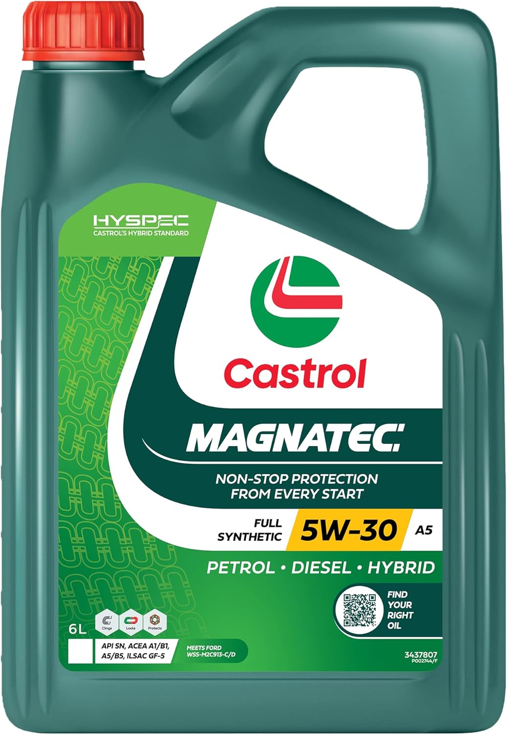 Castrol Magnatec 5W-30 A5 Engine Oil 6 Litre : Amazon.com.au: Automotive