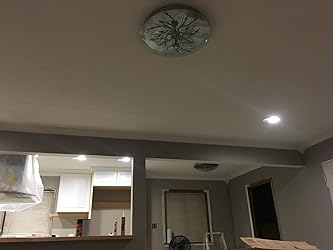 Amazon.com: Access Lighting 55502-CH/CLR Flush Ceiling Light Chrome