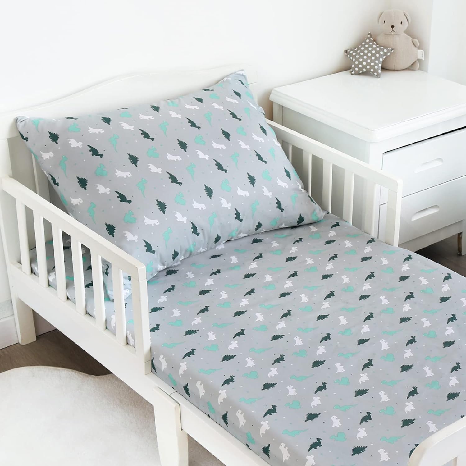 Amazon.com: SPRINGSPIRIT 2-Piece Toddler Sheet Set Microfiber, Toddler ...