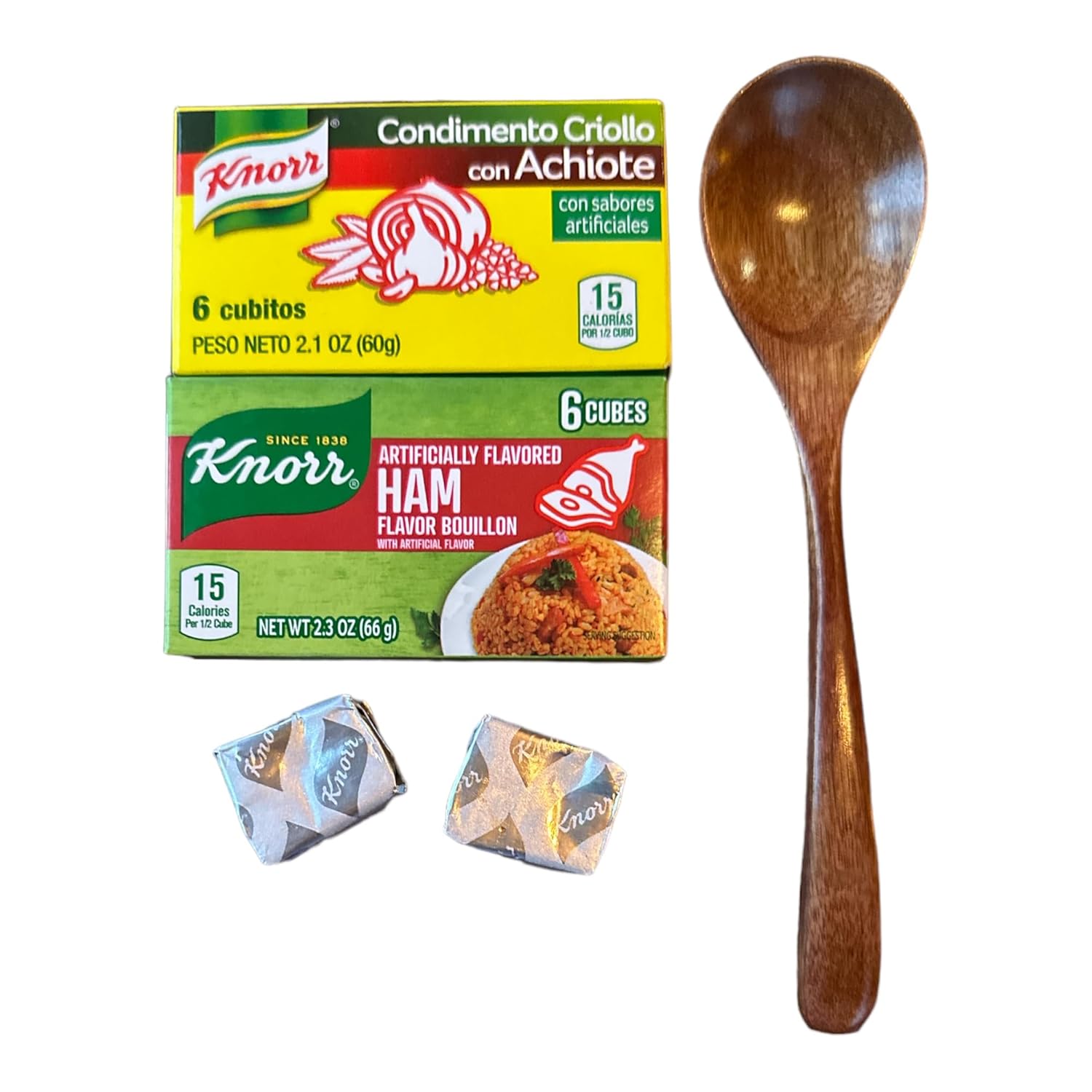 Amazon.com : XANDER T Caldo con Condimento Criollo con Achiote y Jamon ...