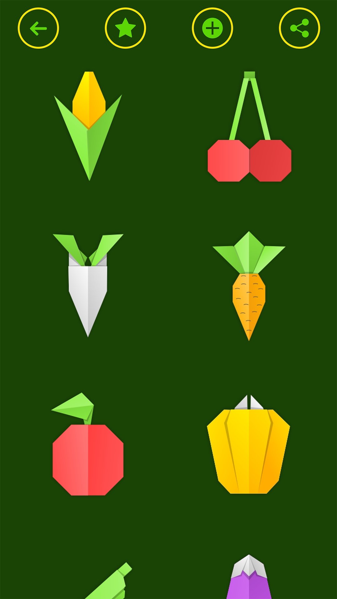 Origami Fruits, Vegetables and Berries: How To Make Origami Fruits ...