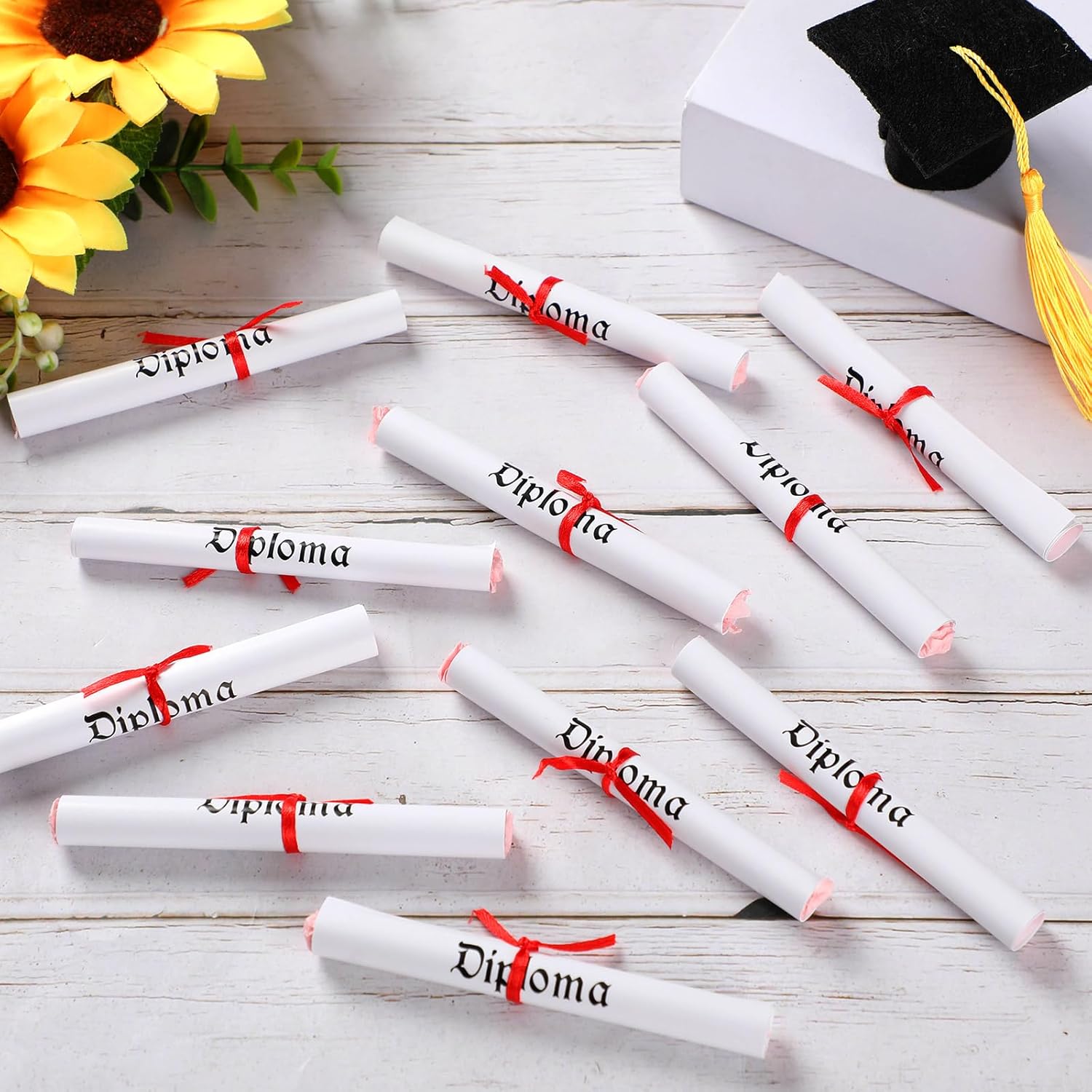 Amazon.com: AmazingSpark 120 Pieces Graduation Diploma Favors Class of ...
