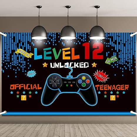 Amazon.com: Video Game Birthday Decorations 8 9 10 11 12 13 14th ...