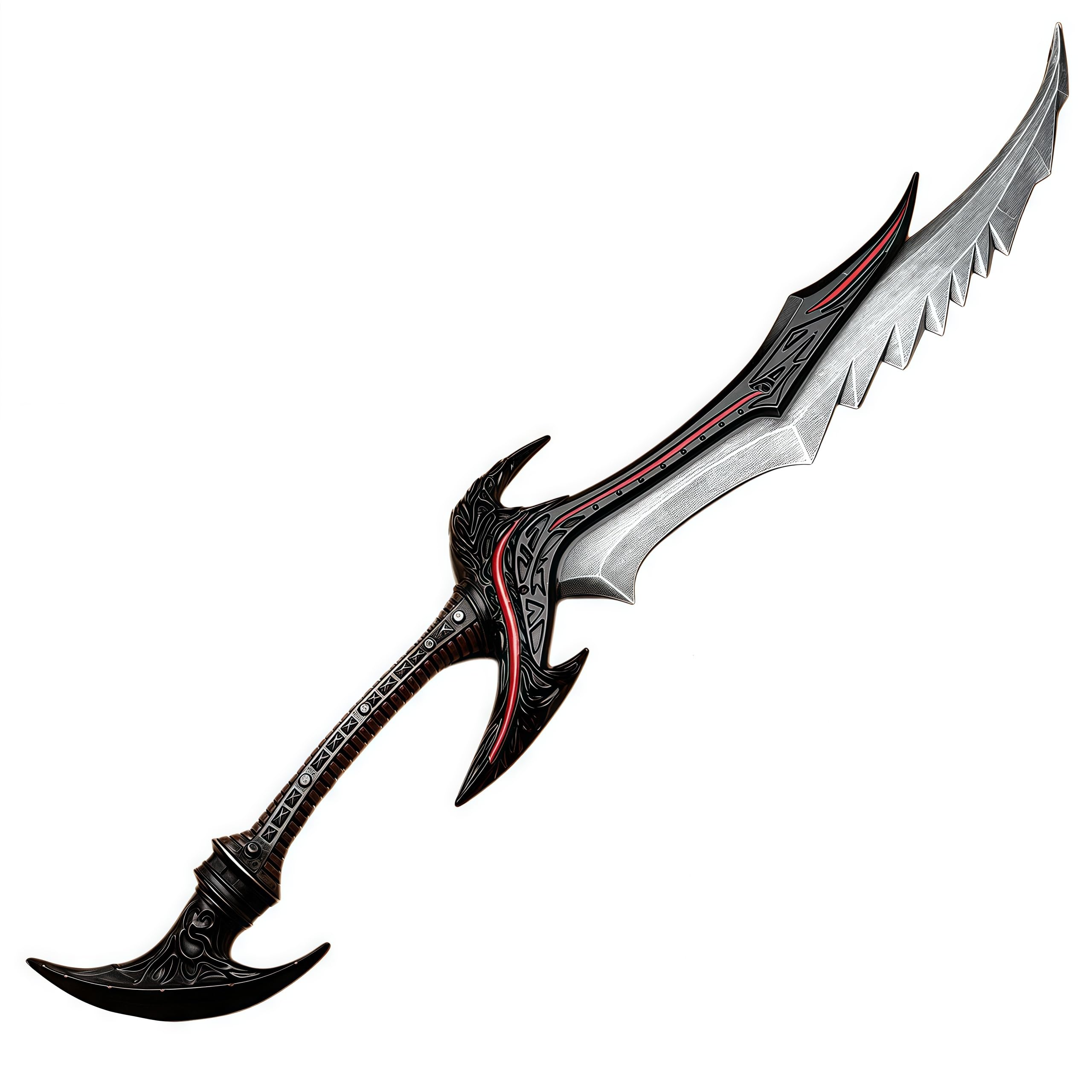 Daedric Sword Skyrim Replica Metal Dark Dagger Demon Warrior Weapon ...
