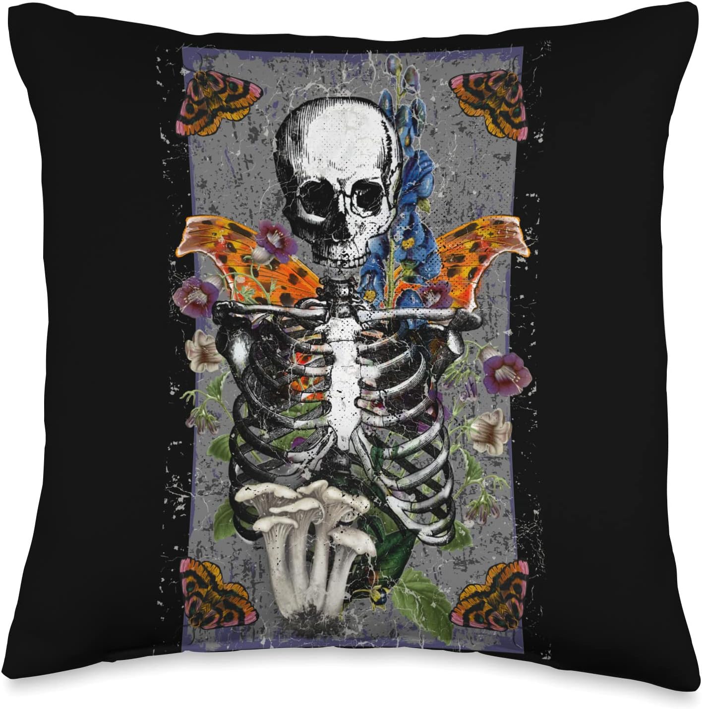 Amazon.com: Skar Aesthetic Gothic Collage Halloween Goblincore Skeleton ...