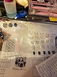 Amazon.com: Noverlife Nail Art Stamping Mat, Silicone Nail Template ...