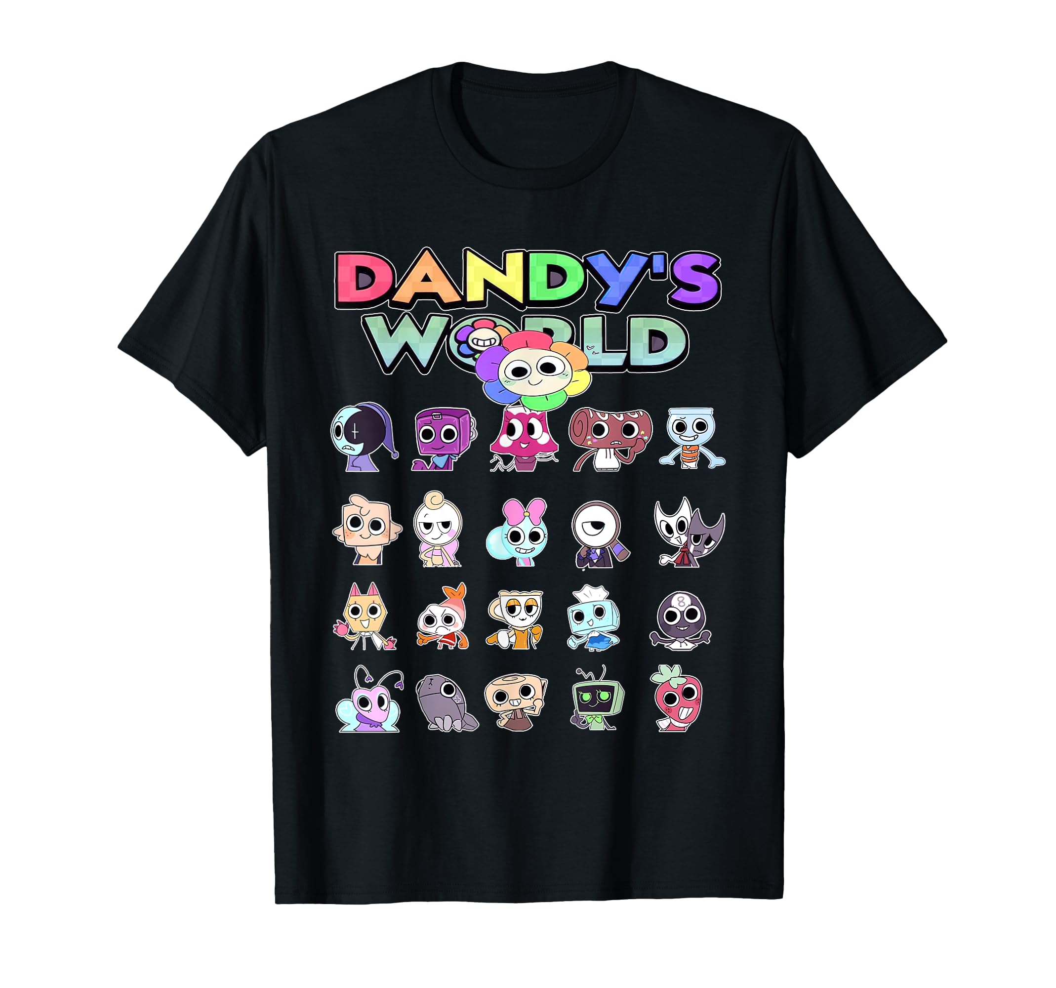 Amazon.com: Dandy's World Costume For Kids And Adults Christmas T-Shirt ...