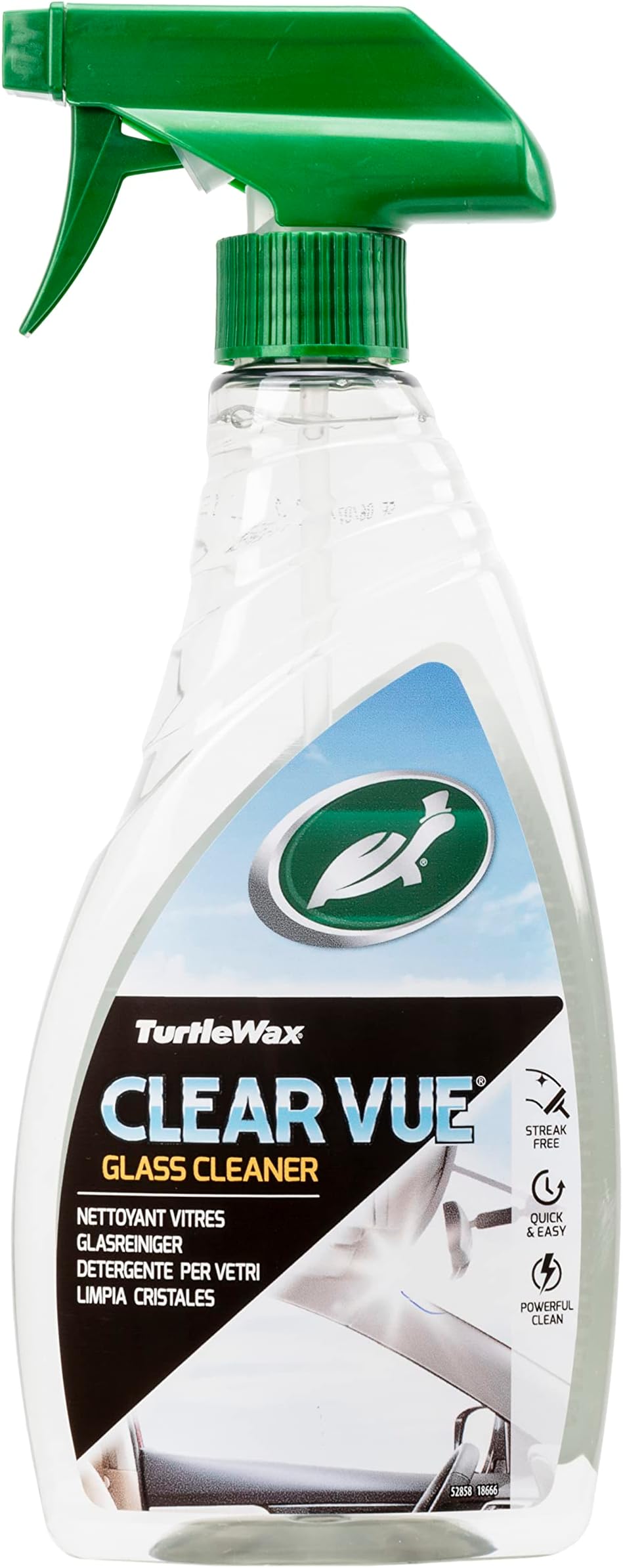 Turtle Wax 51781 Clearvue Car Glass Window Cleaner (500ml) : Buy Online ...