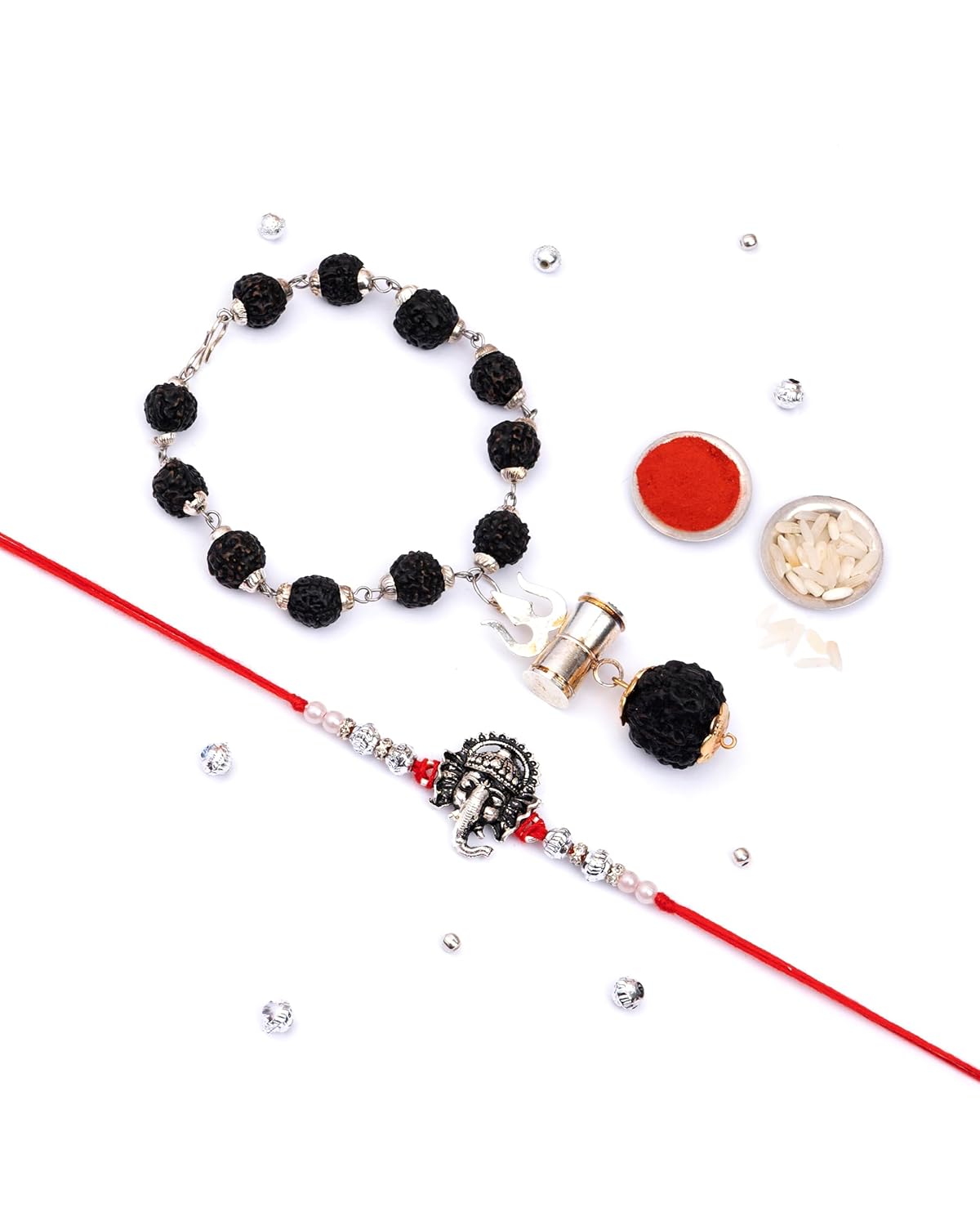 Buy HYPERFOODS DORE Rakhi Set Rakhi Combo Rakhi For Brother Bhaiya ...