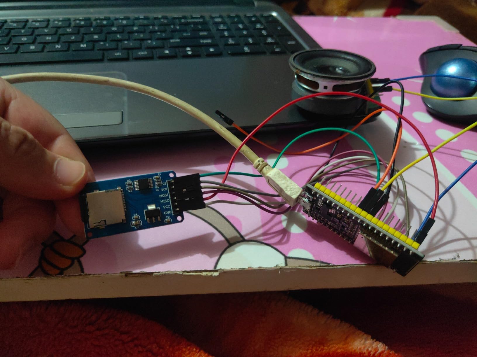 Robodo Mo20 Micro Sd Card Module Reader Slot Socket Shield Arduino Arm Mcu Read And Write Spi