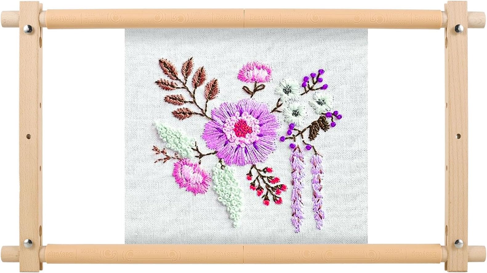 Embroidery Frame,Wooden Cross Stitch Scroll Frame,Large Cross Stitch ...