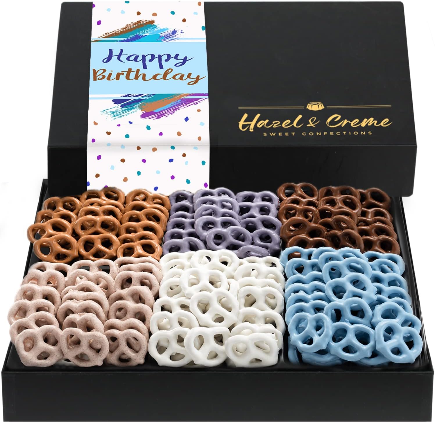 Amazon.com : Gourmet Pretzel Gift Basket - Chocolate Covered Pretzels ...