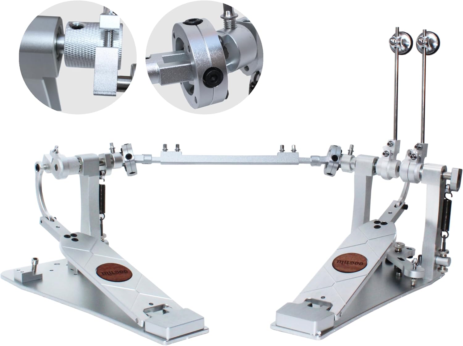 Amazon.com: Double Bass Drum Pedals Direct Drive HighQuality Aluminum ...