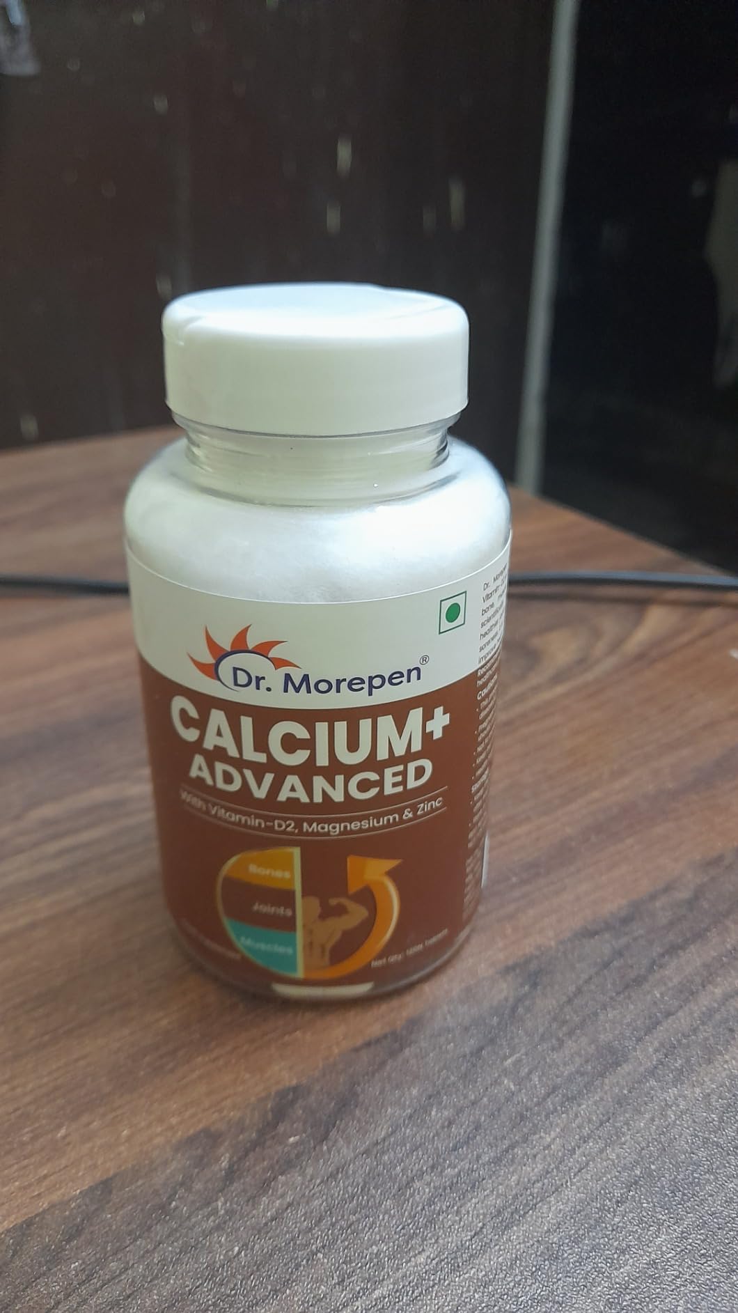 Dr. Morepen Calcium+ Advanced Tablets with Vitamin - D2, Magnesium ...