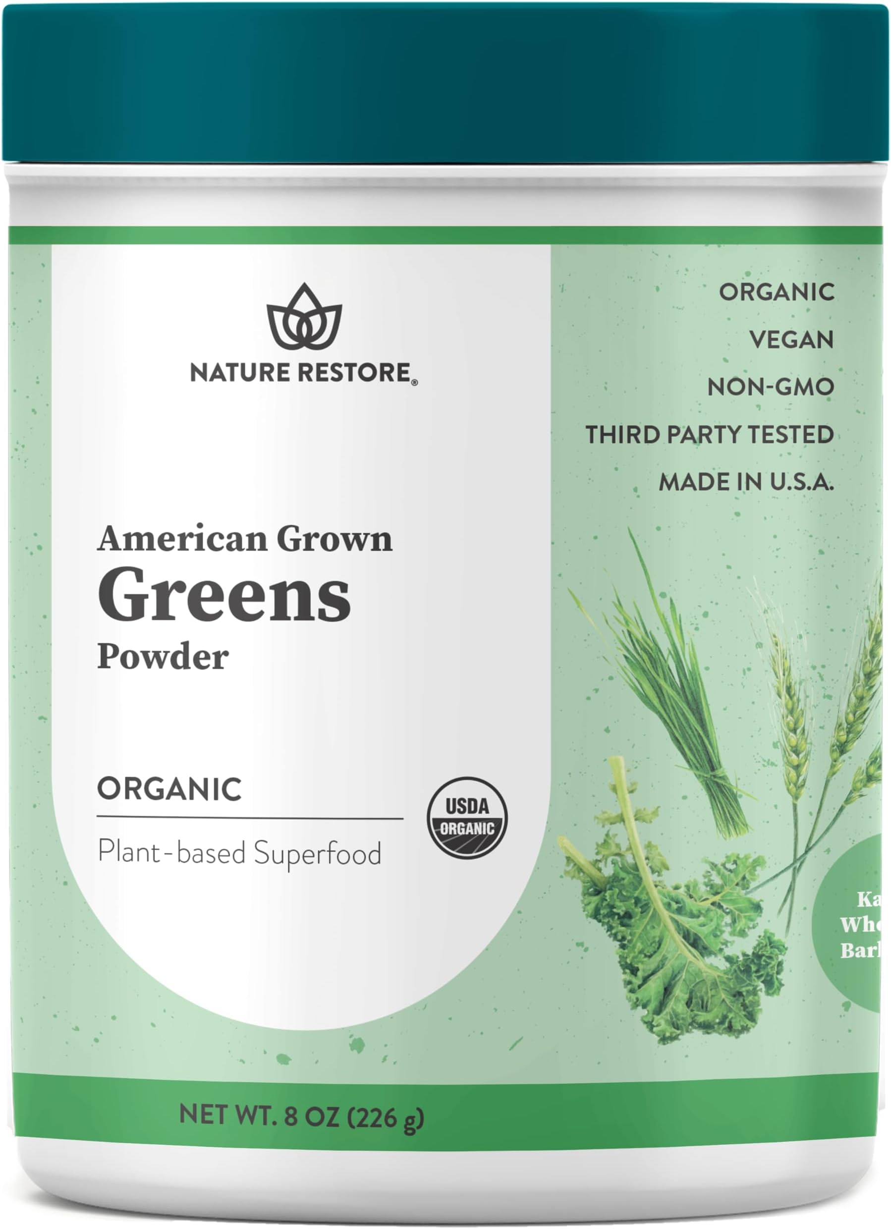 Amazon.com: Nature's Sunshine Power Greens - Wholefood Performance ...
