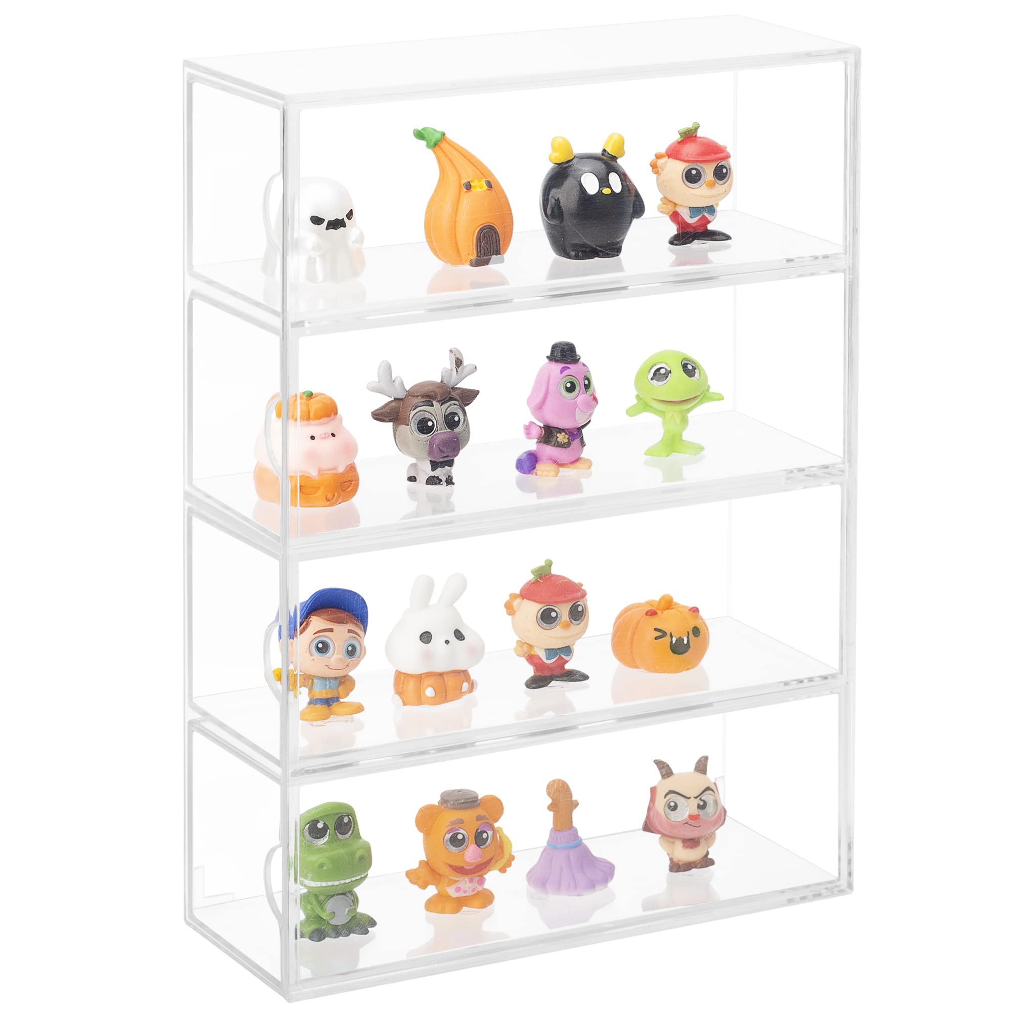 Amazon.com: JOYMOMO Acrylic Display Case 4 Layer Mini Action Storage ...
