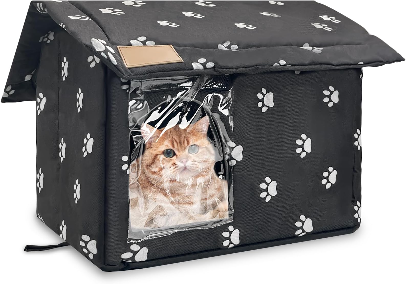 Amazon.com : Fhiny Stray Cats Shelter, Waterproof Outdoor Cat House ...