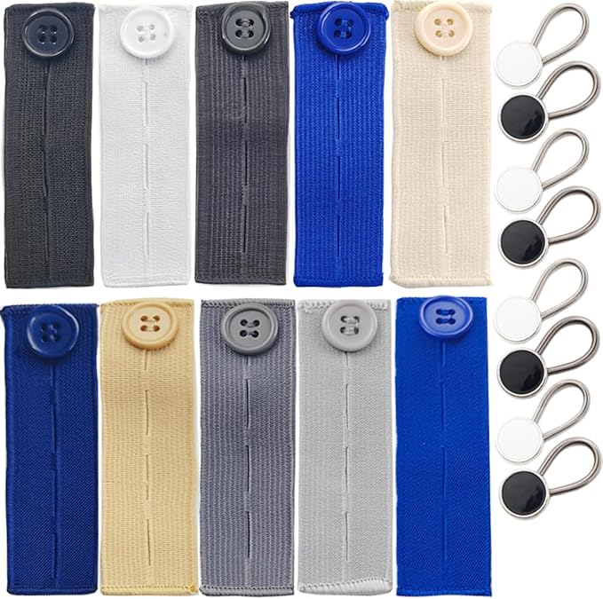 Amazon.com: TIHOOD 22PCS Extender Button Set, Flexible Adjustable ...