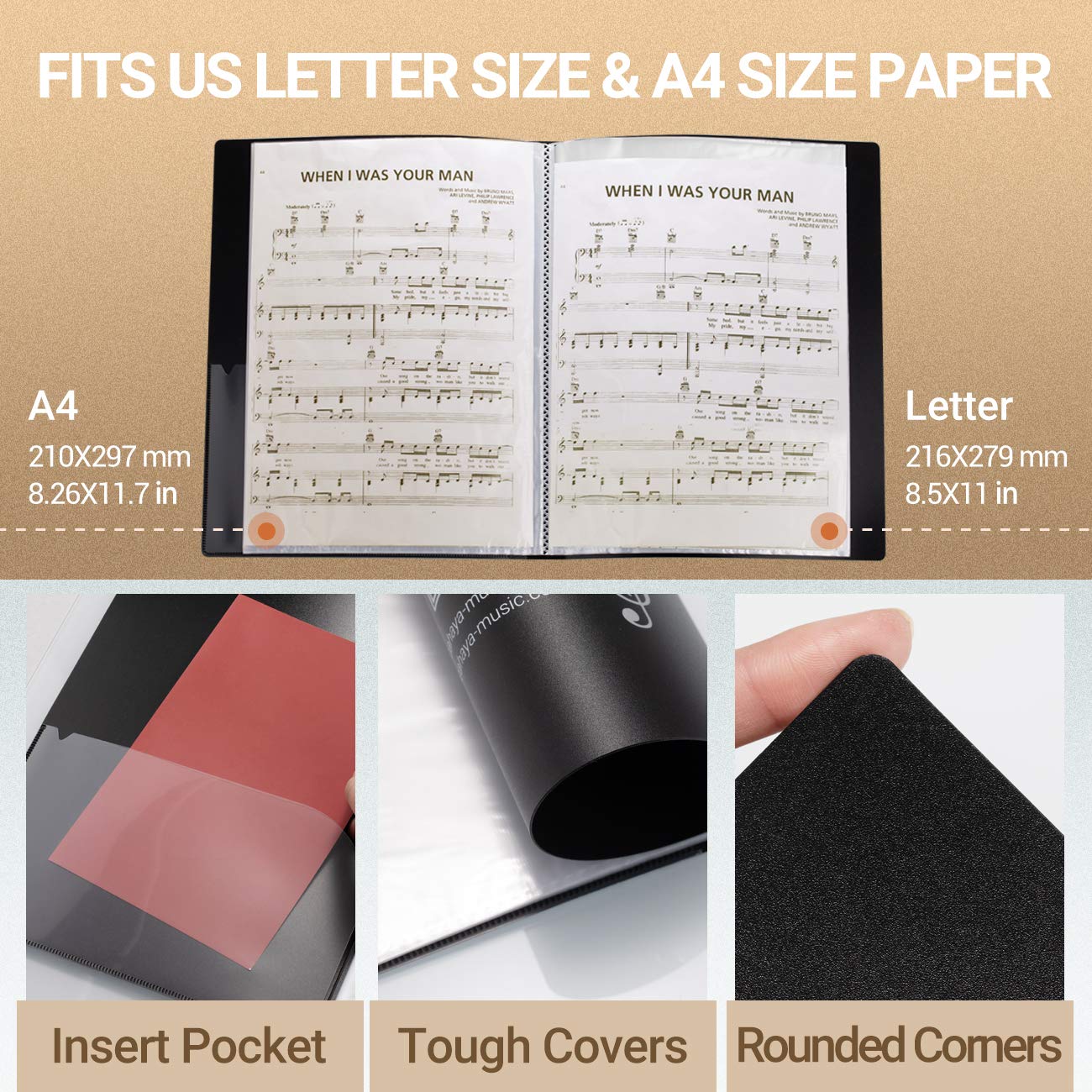 Snapklik.com : Sheet Music Folder Documents File Paper Storage Blank ...
