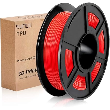OVERTURE TPU Filament 1.75mm, Bobine de 1kg(2,2lbs), Précision ...