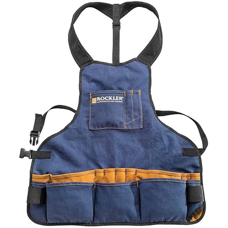Amazon.com: Dickies 16-Pocket Workshop Bib Apron, Durable Canvas ...
