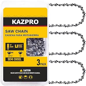 Amazon.com: KAZPRO 14 Inch Chainsaw Chain 3/8" LP Pitch, 050" Gauge, 52 ...