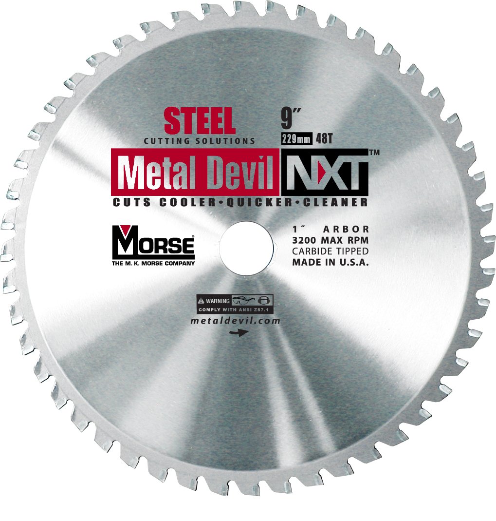 Buy MK Morse CSM948NSC Metal Devil NXT Circular Saw Blade, 9-Inch ...