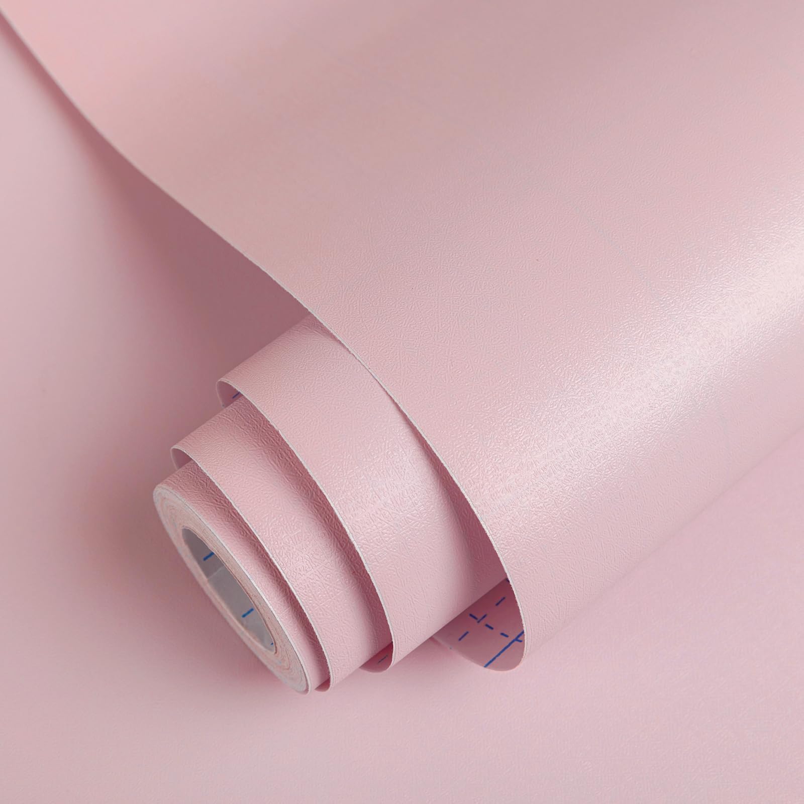 HotDecor Shiny Pink Peel and Stick Wallpaper Glossy Pink Contact Paper ...