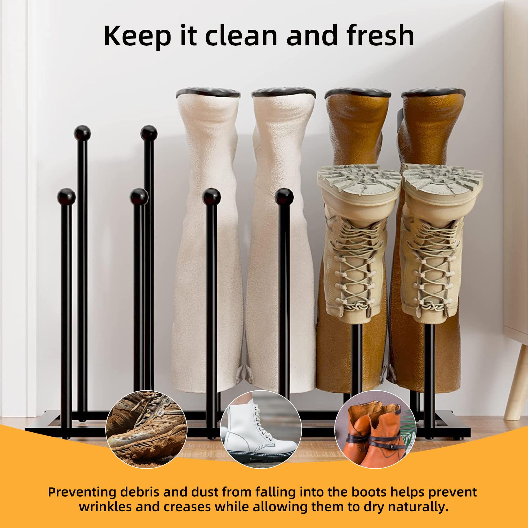 Boot Rack Organizer Tall Boots, Boot Storage Organizer Tall Boots, Boot ...