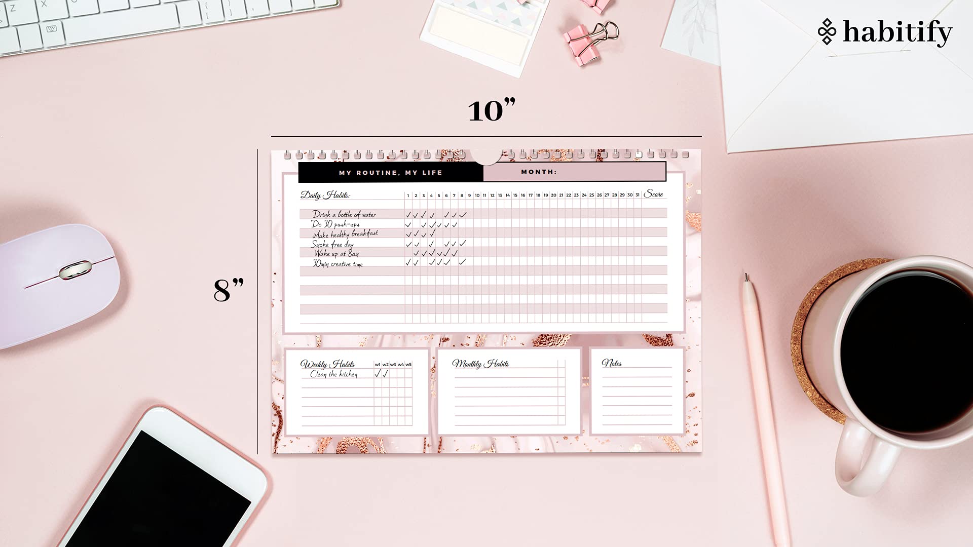 habitify Habit Tracker Calendar - Visual Tool for Tracking Self ...
