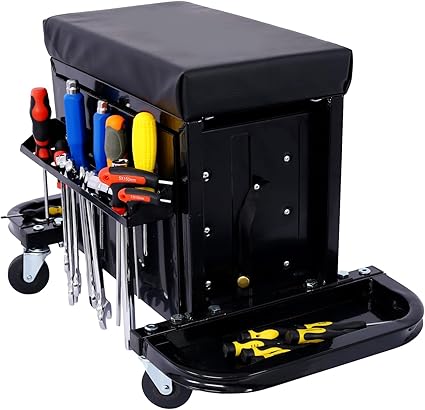 Amazon.com: Rolling Tool Chest with 3 Drawers and Wheels 350lbs ...