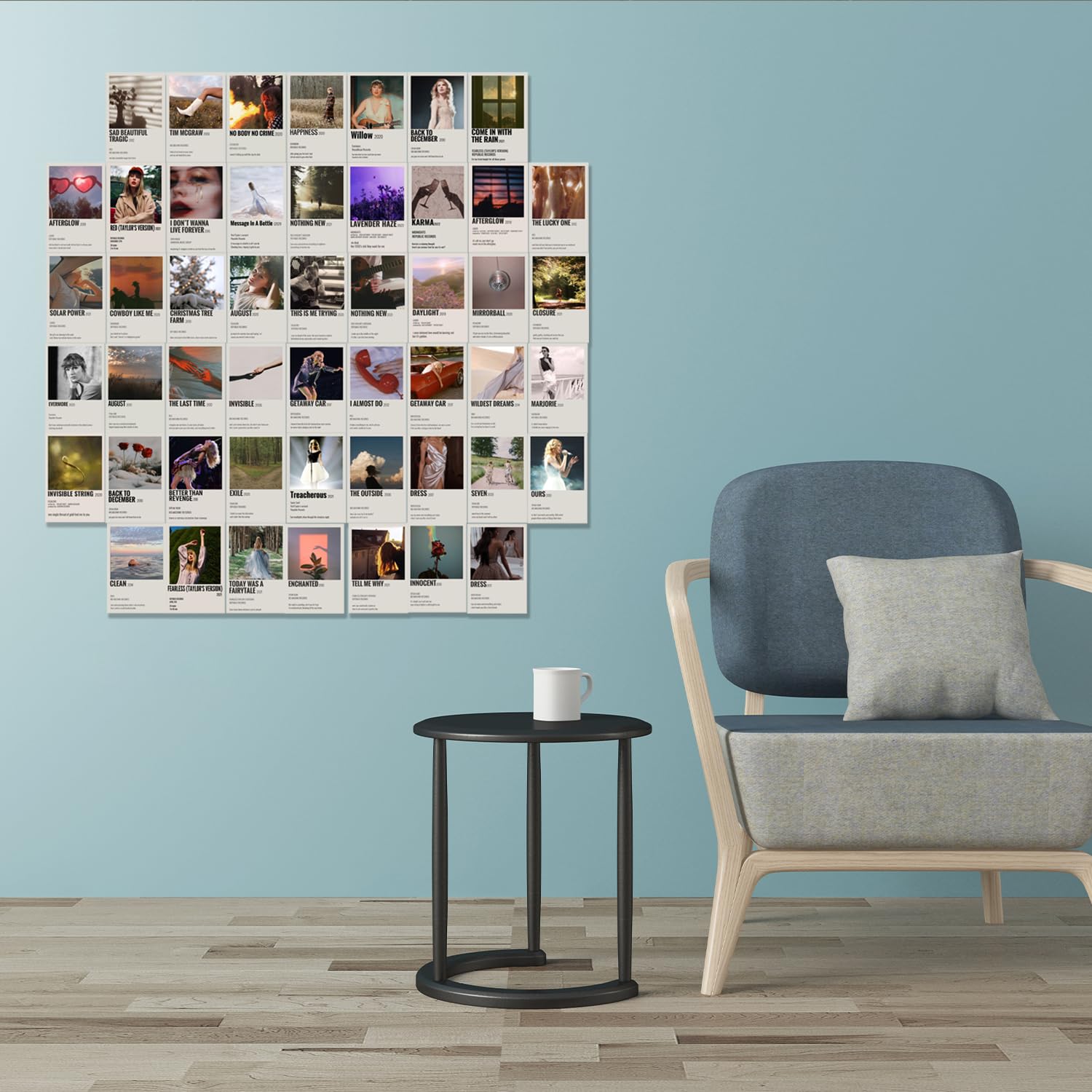 OsouYY Taylor Aesthetic Poster Set – Album Cover Inspired Wall Collage ...