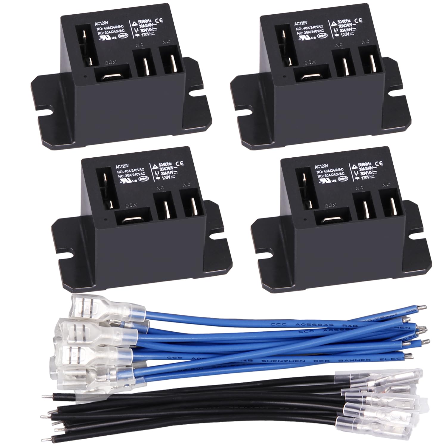 Snapklik.com : ABXLNIU Miniature Power Relay 30A AC120V Coil SPDT Mini ...