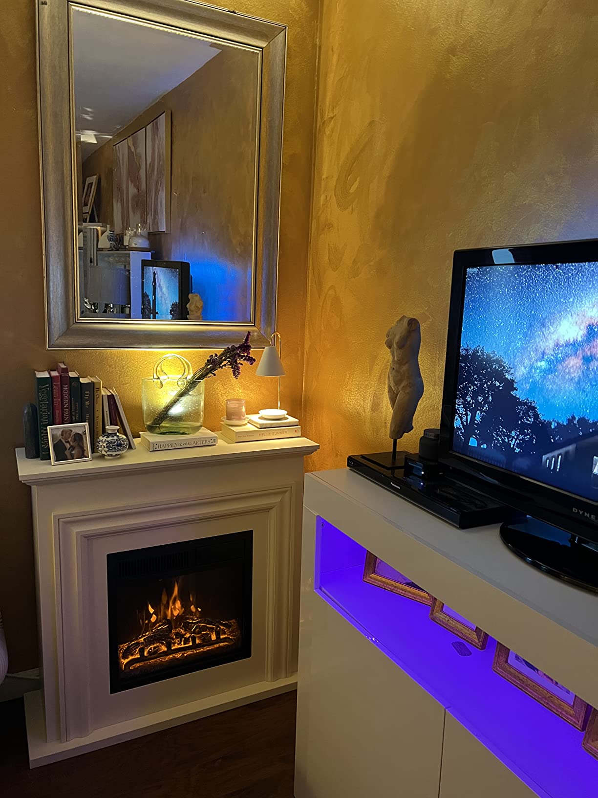 $35/mo - Finance Antartic Star Electric Fireplace with Mantel ...