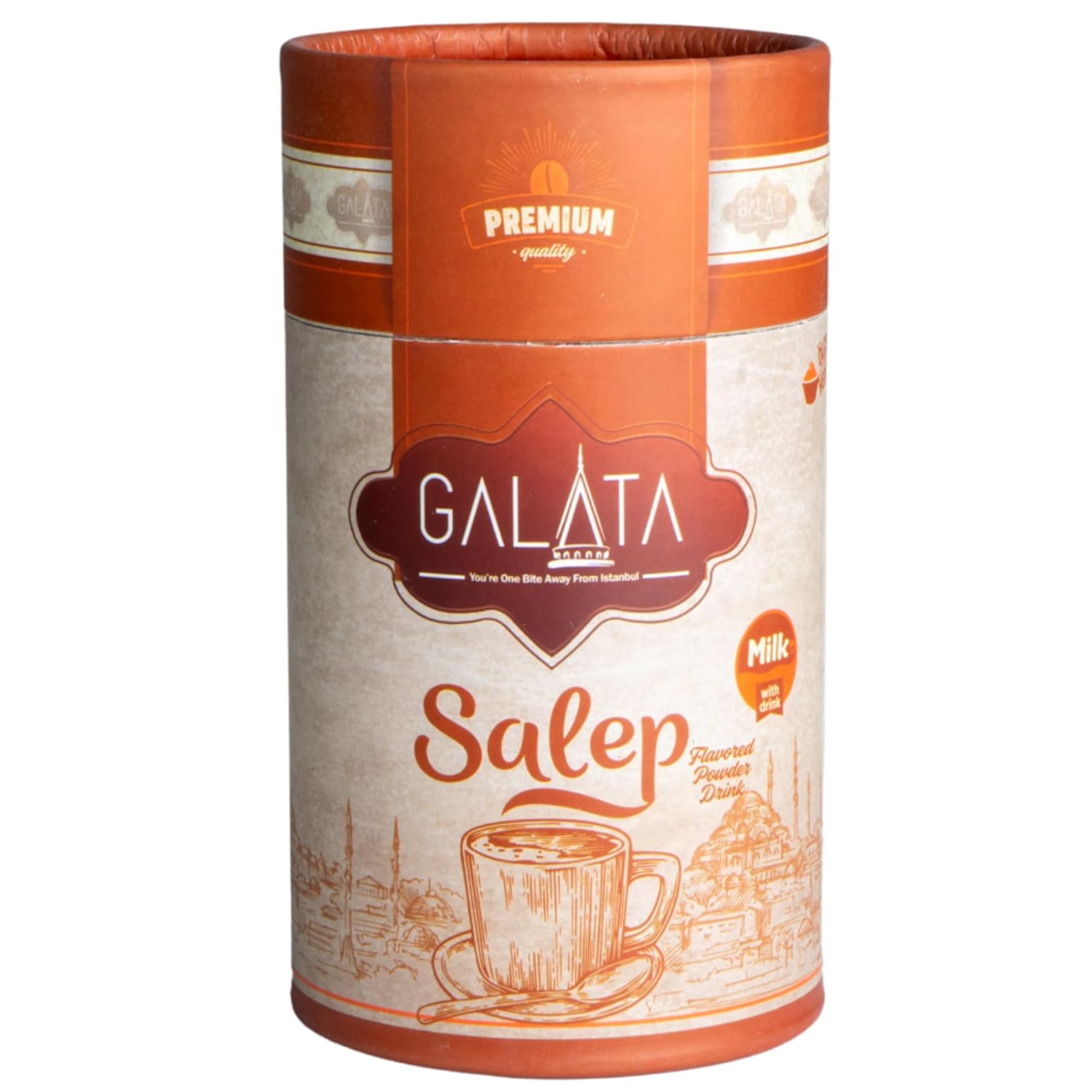 Amazon.com: Galata Salep, Turkish Salep Powder for Beverages, Milk ...