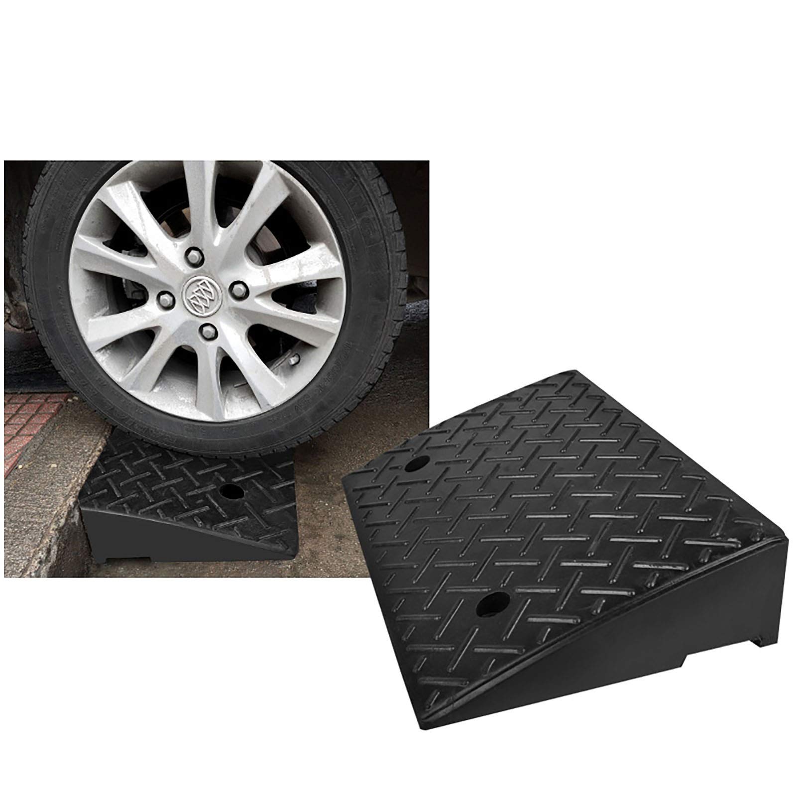 Tsts Car Driveway Curb Ramp Heavy Duty Rubber Threshold Ramp ...