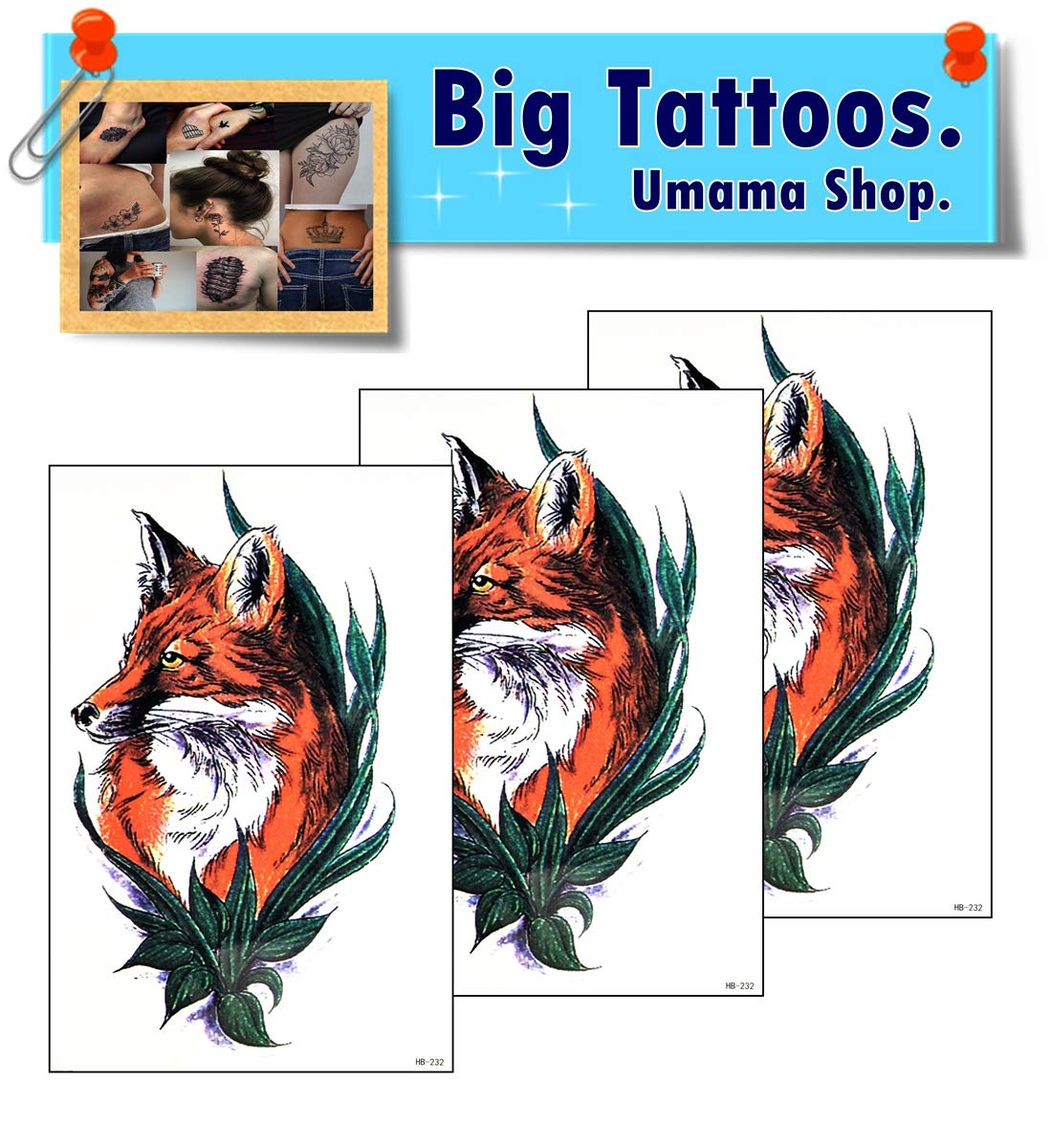 Fox Tattoo Designs For Women