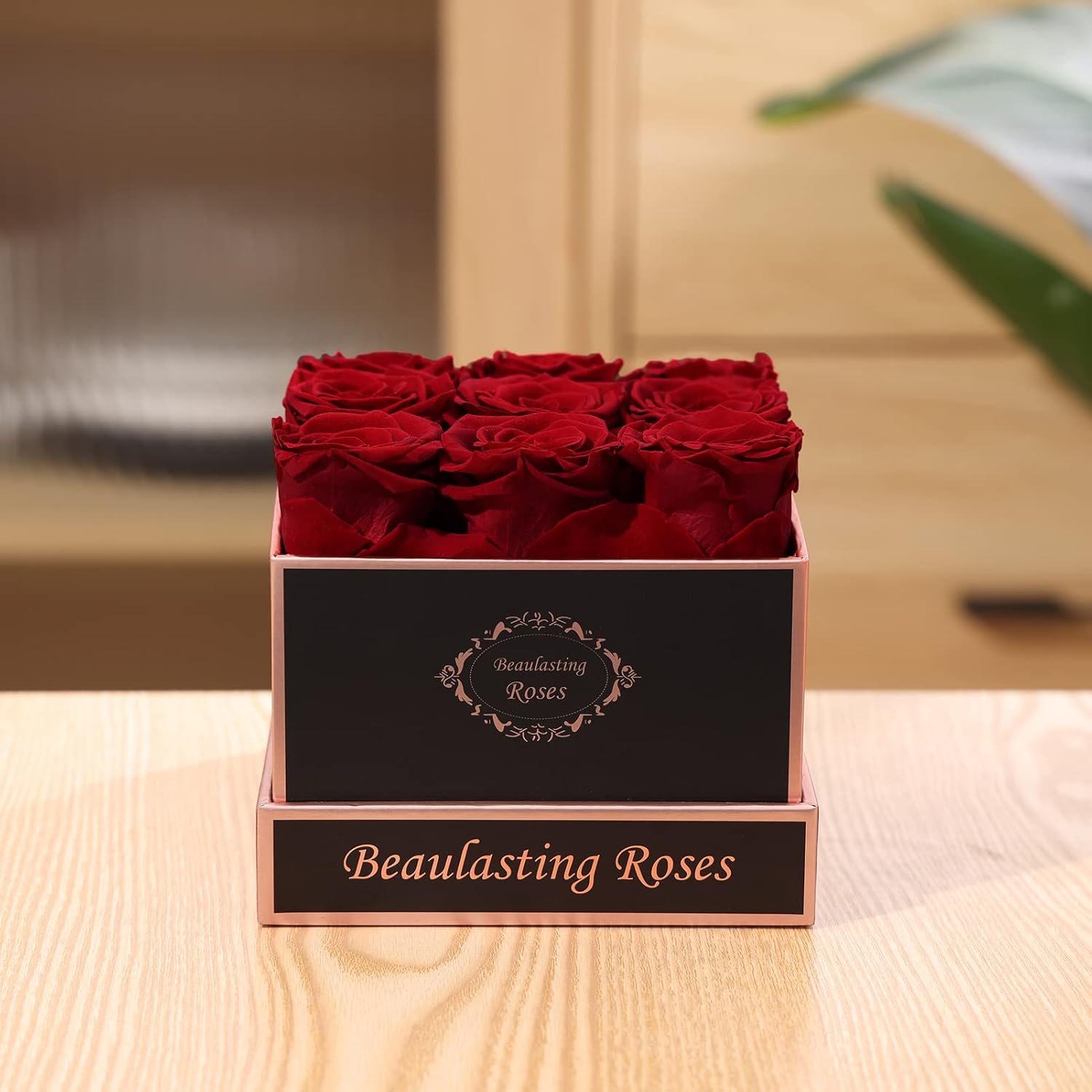 Beaulasting Roses Rosas preservadas en una caja rosas de eternidad ...
