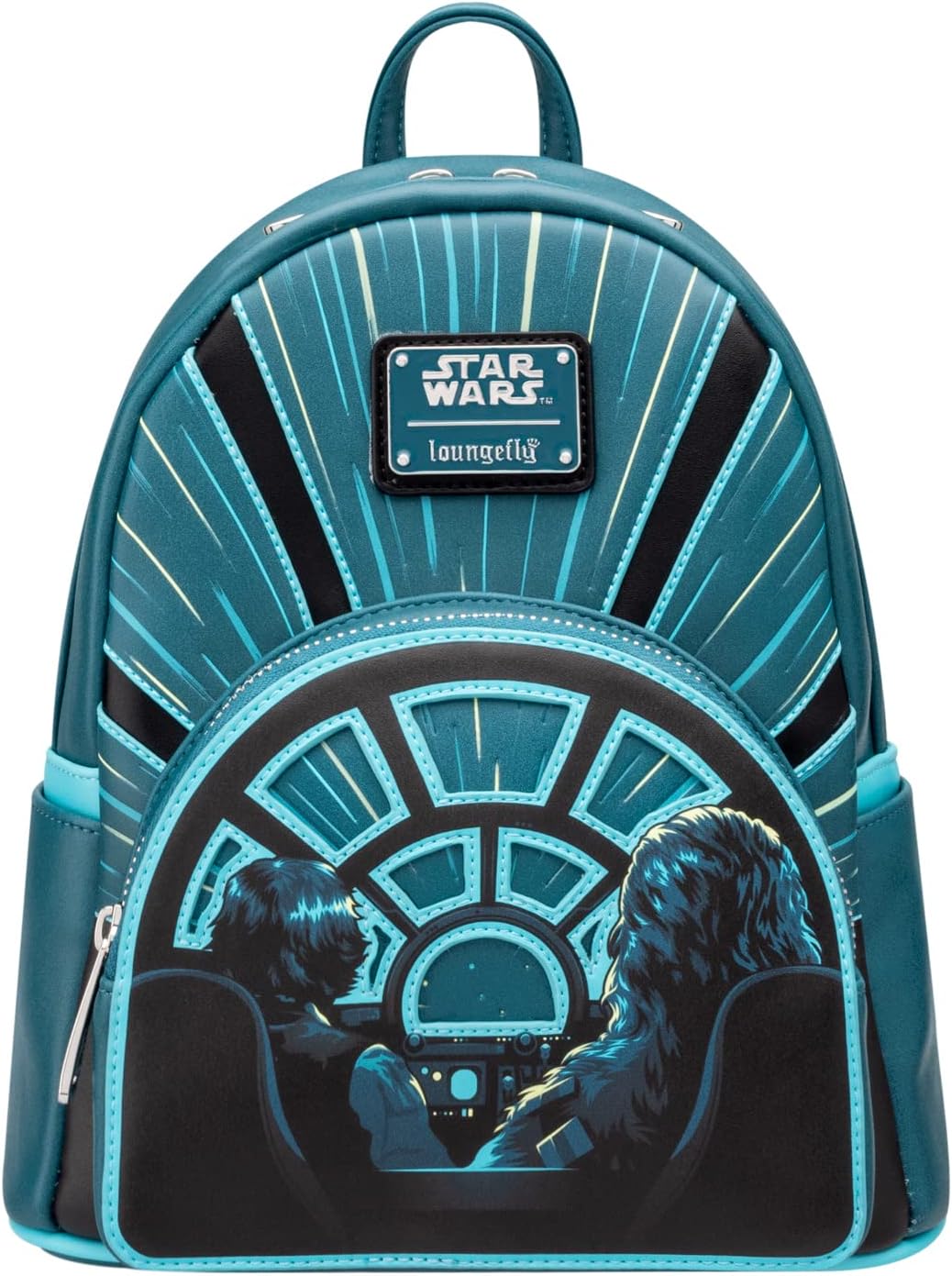 Amazon.com: Loungefly Backpack Disney - Han Solo - Star Wars Light ...